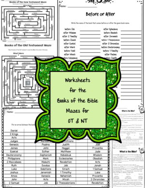 Books of the Bible Activity Pack 3 - Catholic - Made By Teachers