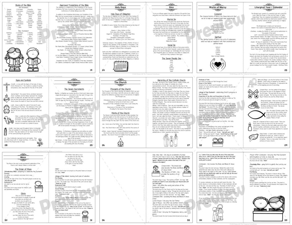All Things Catholic Booklet | Made By Teachers