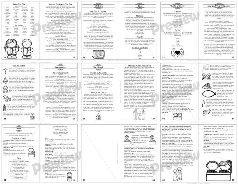 All Things Catholic Booklet | Made By Teachers