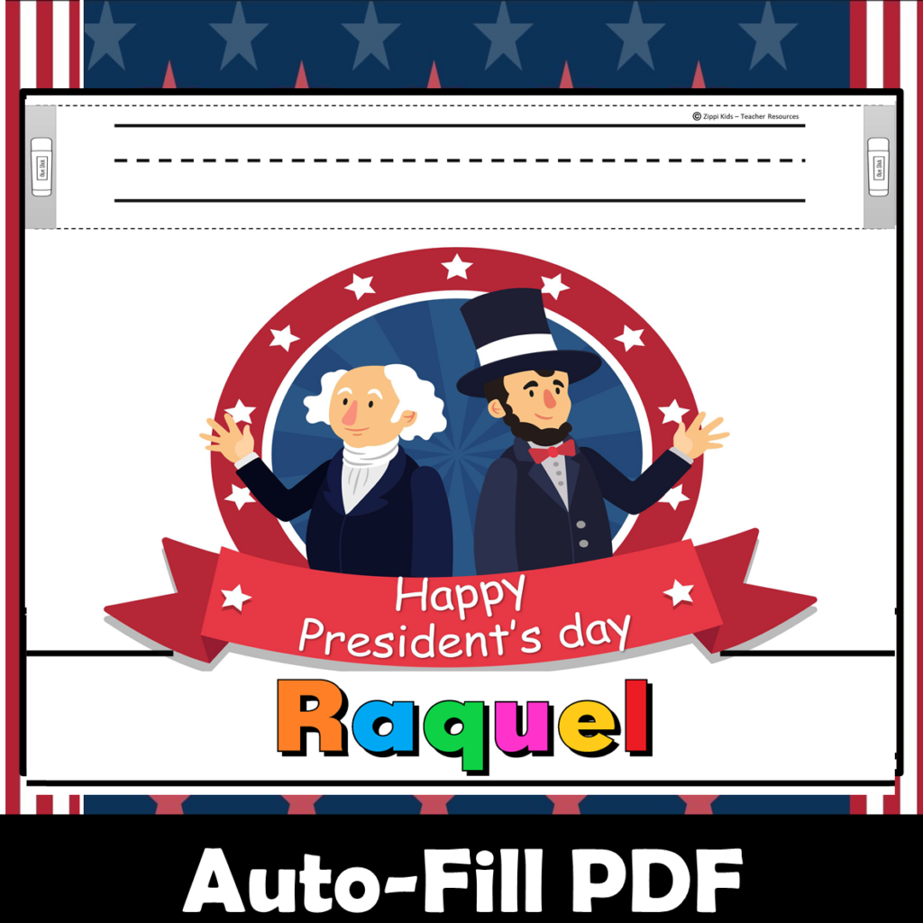 Presidents Day Hats Craft, Name Hats - Made By Teachers