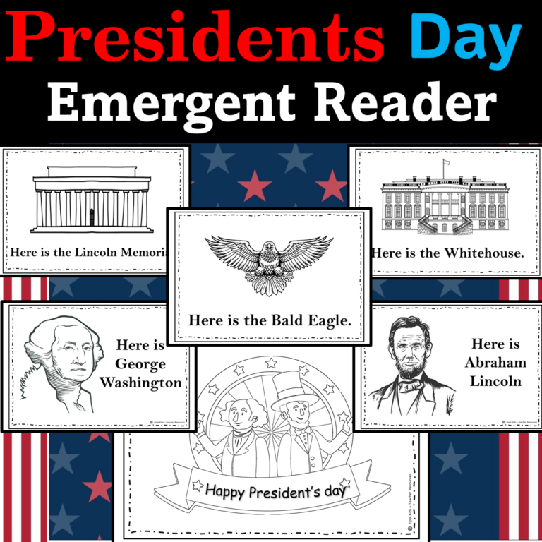 Presidents Day Emergent Reader, Early Reader | Made By Teachers