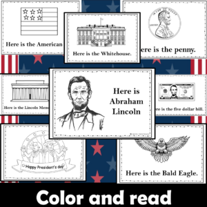 Presidents Day Emergent Reader, Early Reader - Made By Teachers