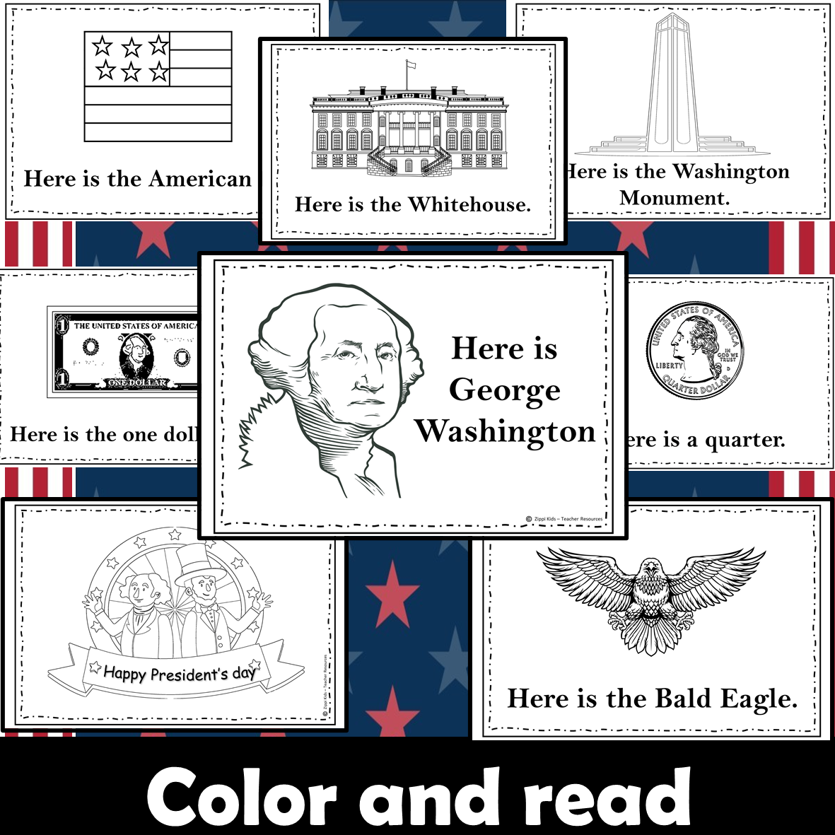 Presidents Day Emergent Reader, Early Reader | Made By Teachers