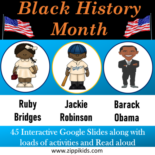 Ruby Bridge, Jackie Robinson, Barack Obama Digital - Made By Teachers