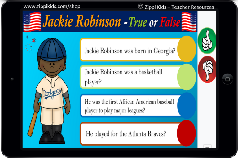 Ruby Bridge, Jackie Robinson, Barack Obama Digital - Made By Teachers