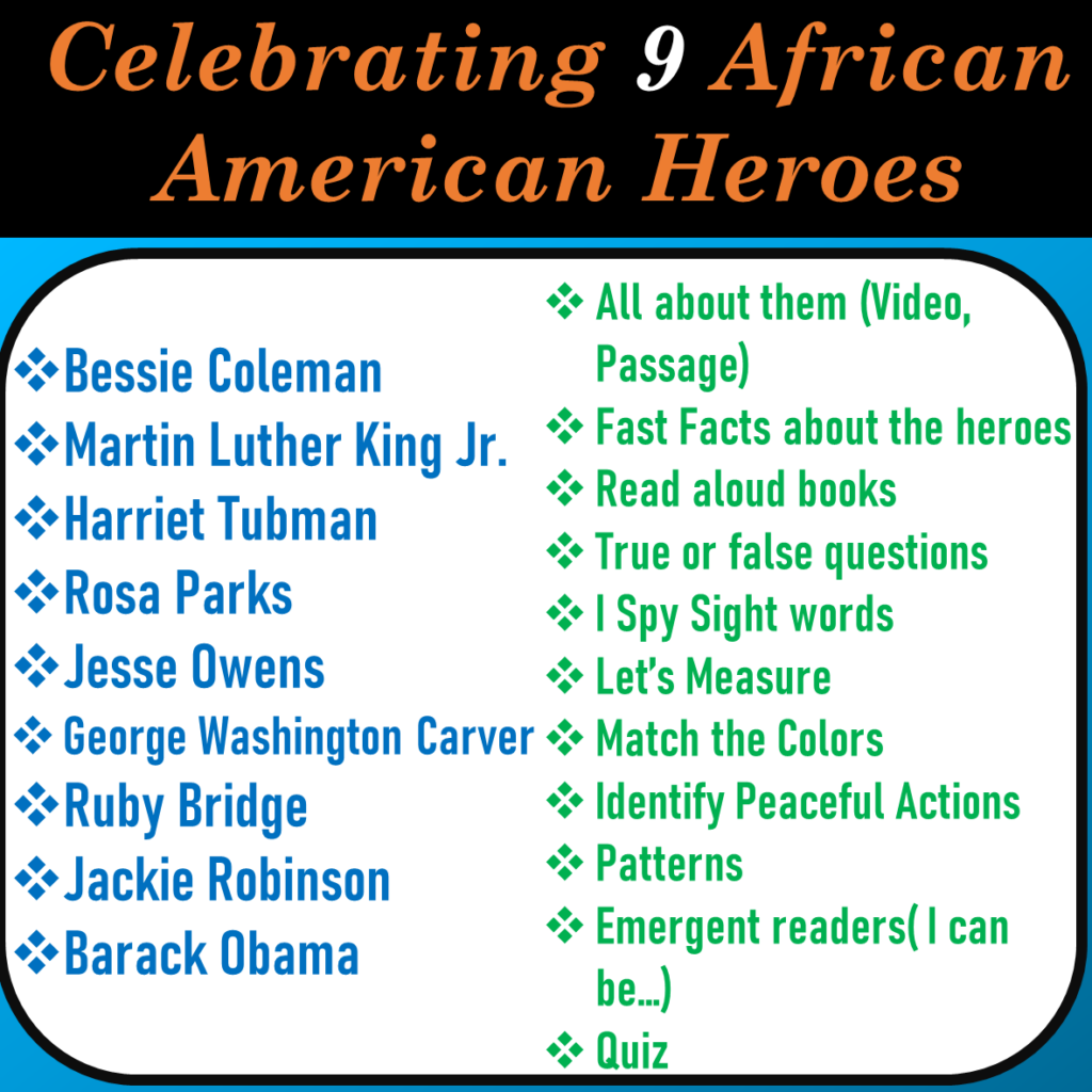 Black History Month – 9 African American Heroes - Made By Teachers