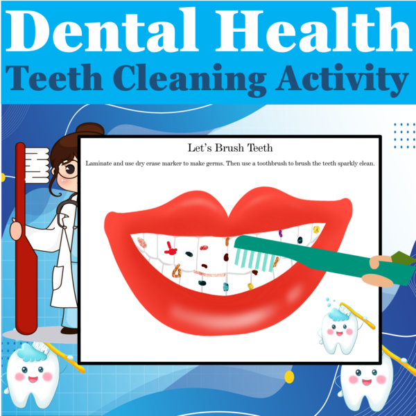 Dental Health Activities, Germs cleaning activity - Made By Teachers