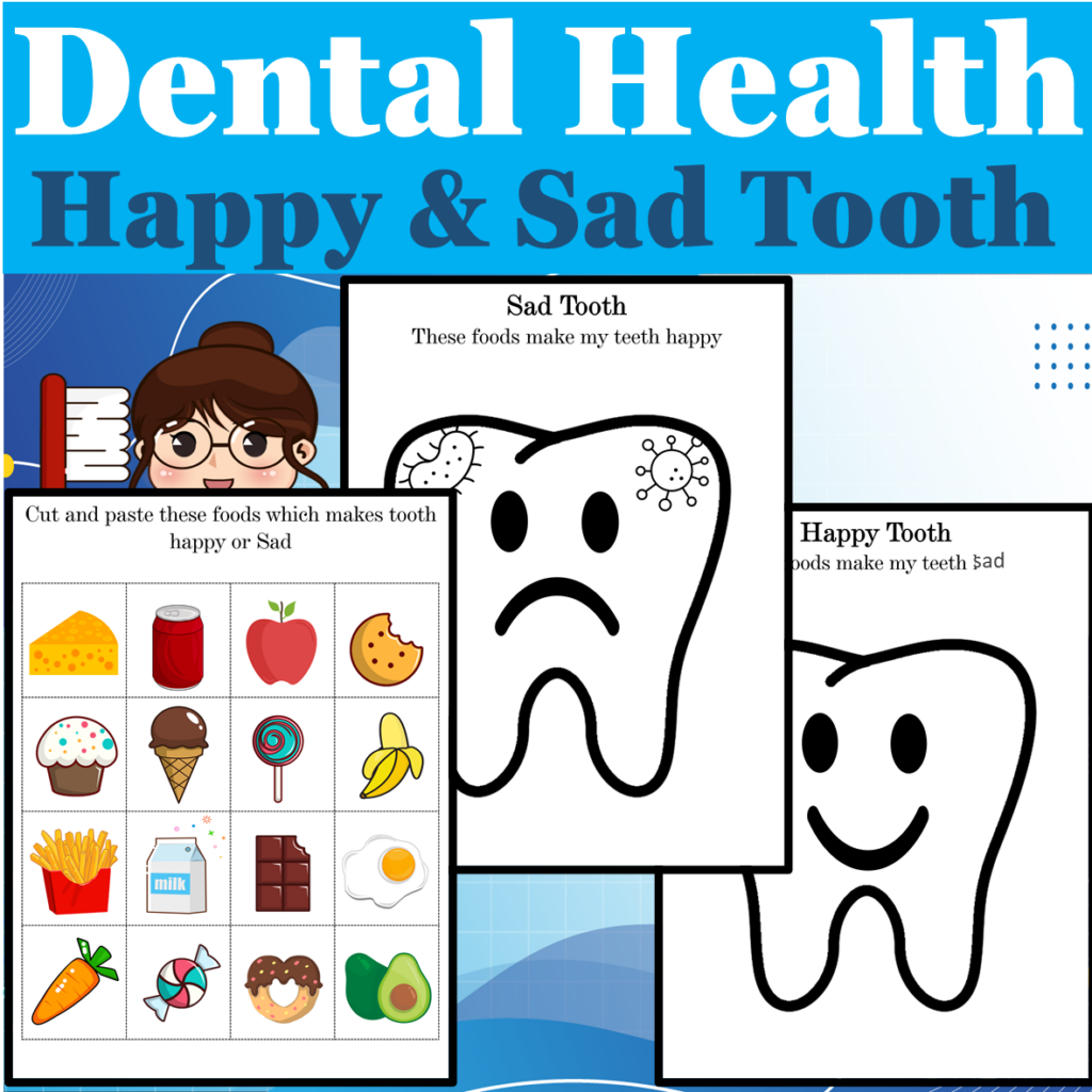 Happy Tooth Sad Tooth, Healthy Food Sorting Activity | Made By Teachers