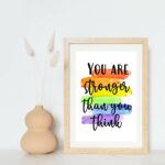 Motivational Quotes & Posters - Rainbow Themed - Made By Teachers