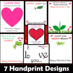 Valentines Day Handprint Art, Keepsake Art - Made By Teachers