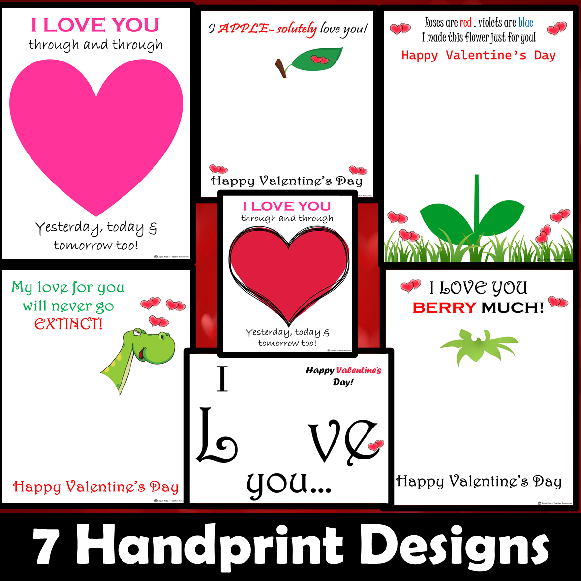 Valentines Day Handprint Art, Keepsake Art | Made By Teachers