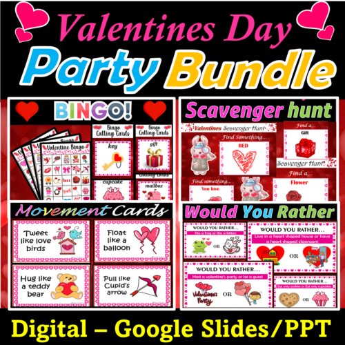 Digital Valentines Day Party Games - Made By Teachers