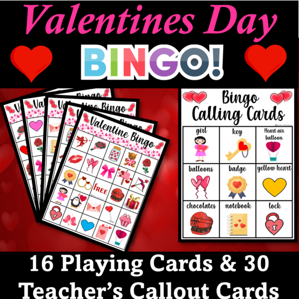 Valentines Day Activities- BINGO Party Games - Made By Teachers