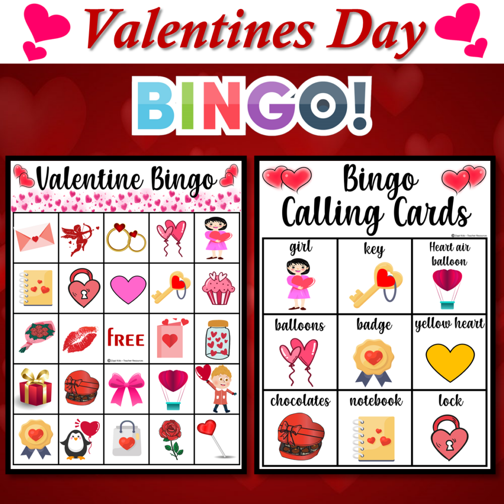 Valentines Day Activities- BINGO Party Games | Made By Teachers