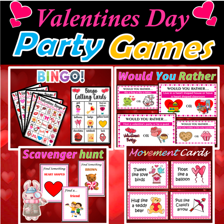 Valentines Day Party Games Activities - Made By Teachers
