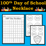 100th Day Of School Necklace Activities | Made By Teachers
