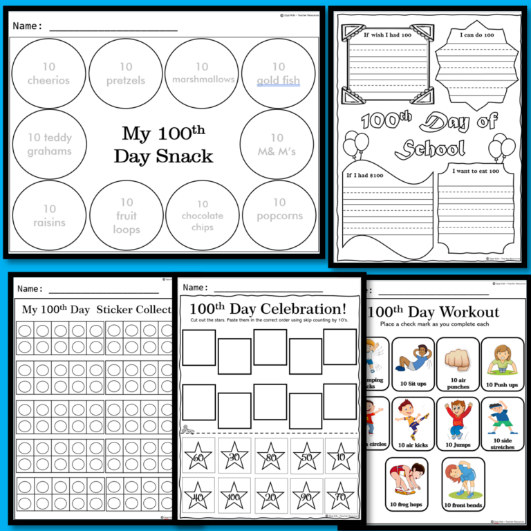 100th Day Of School Activities, Celebrations - Made By Teachers