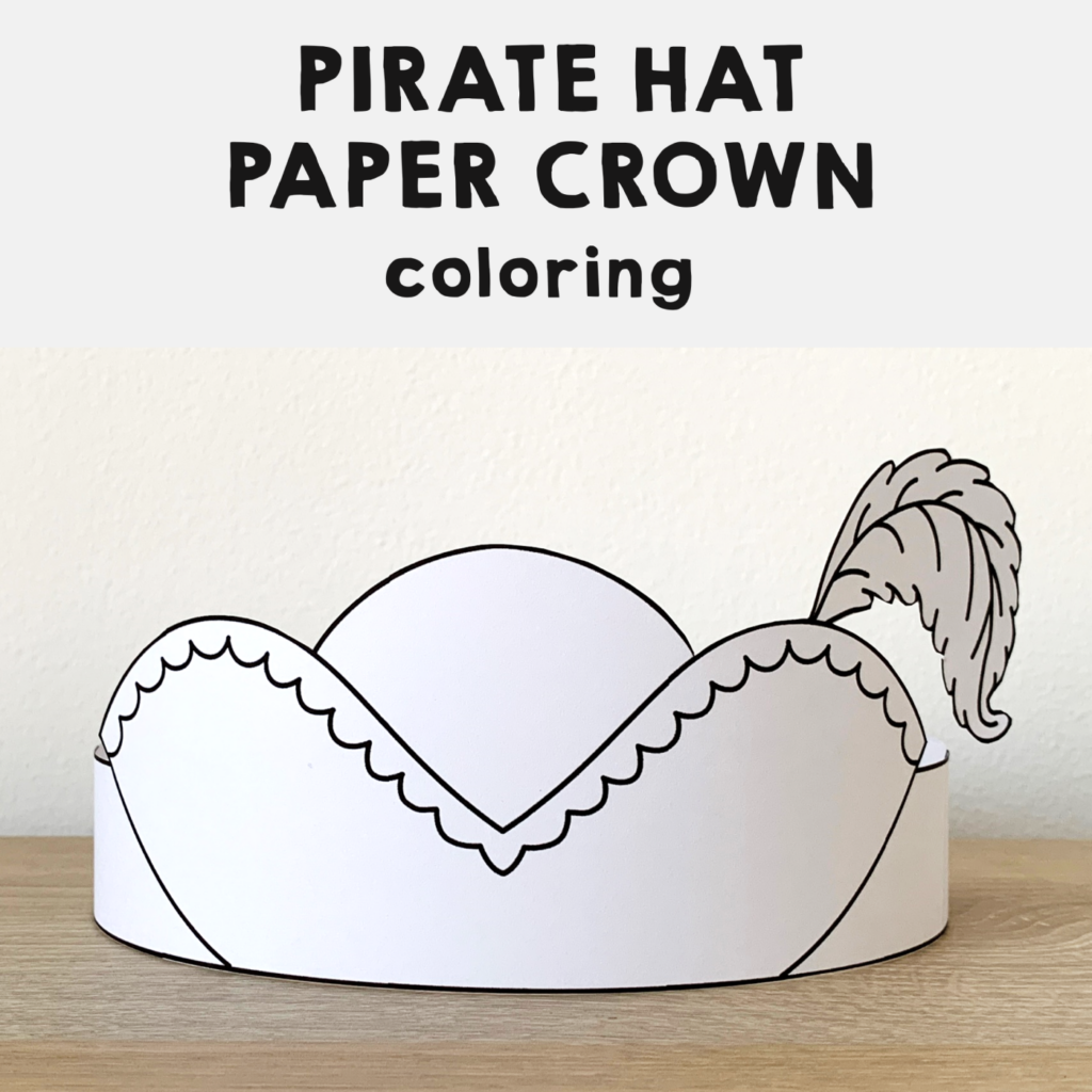 Police Hat Paper Crown Printable Costume Craft - Made By Teachers