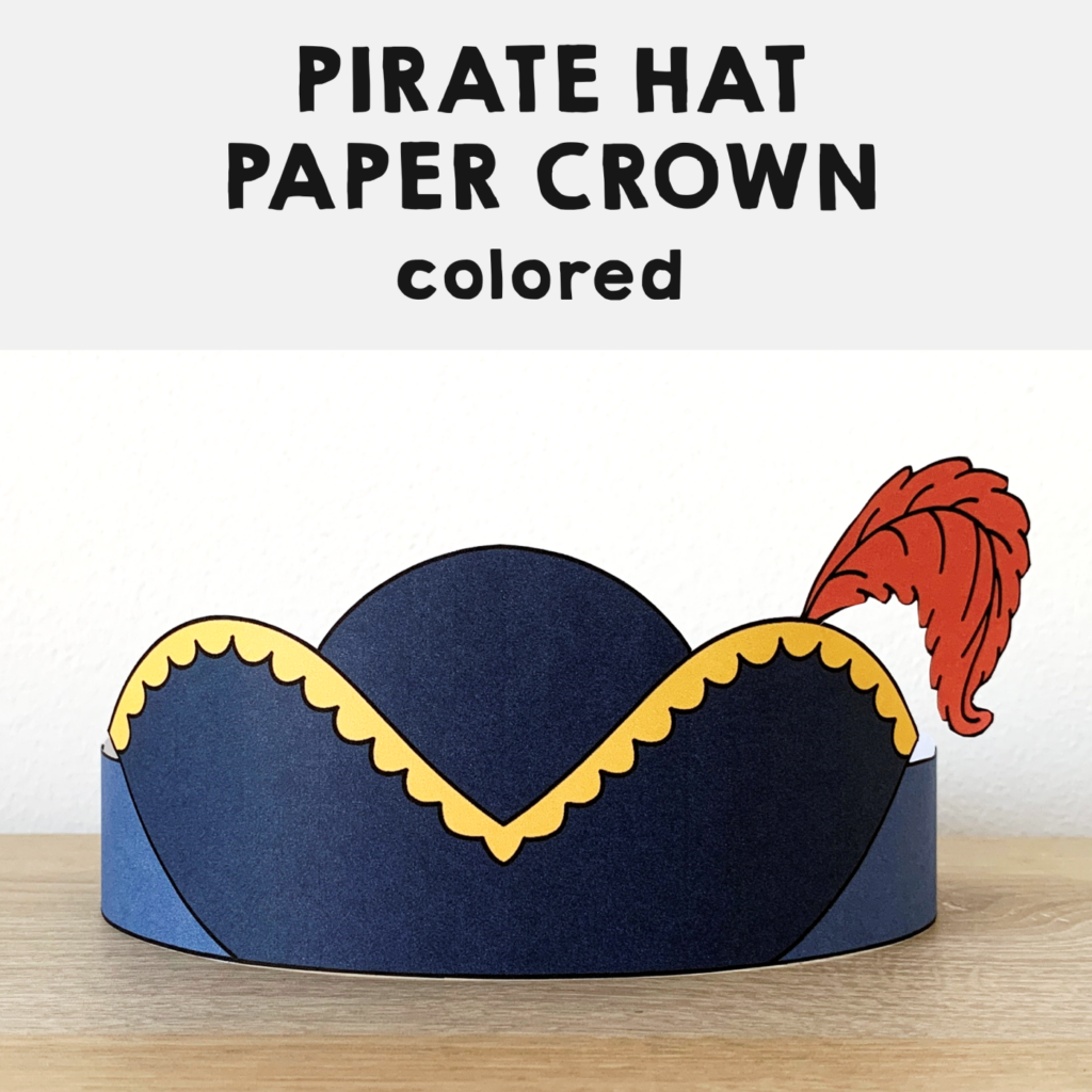 Black Cat Paper Crown Printable Costume Halloween Spooky Craft Activity ...