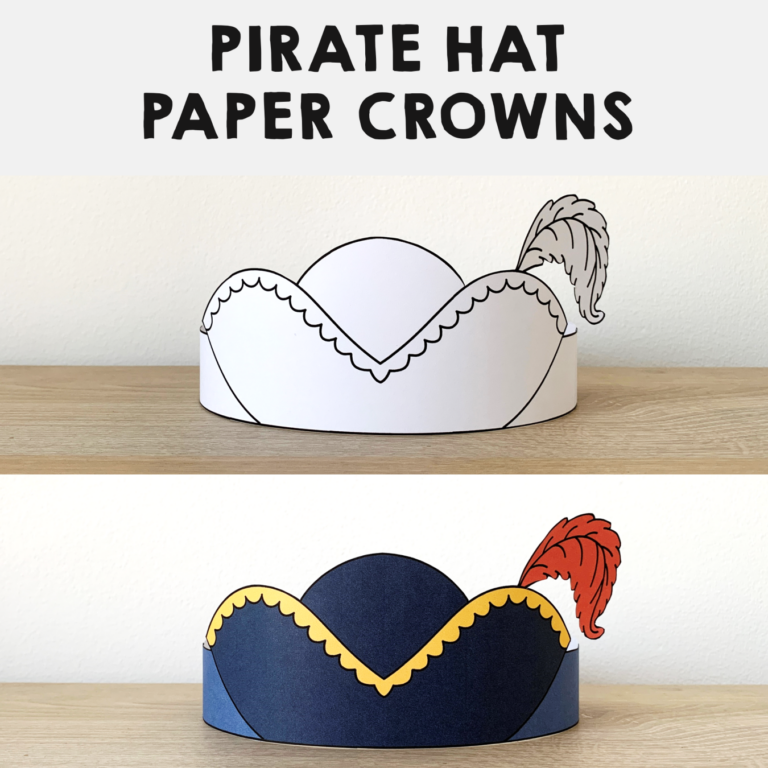 Nurse Hat Paper Crown Printable Coloring Craft - Made By Teachers