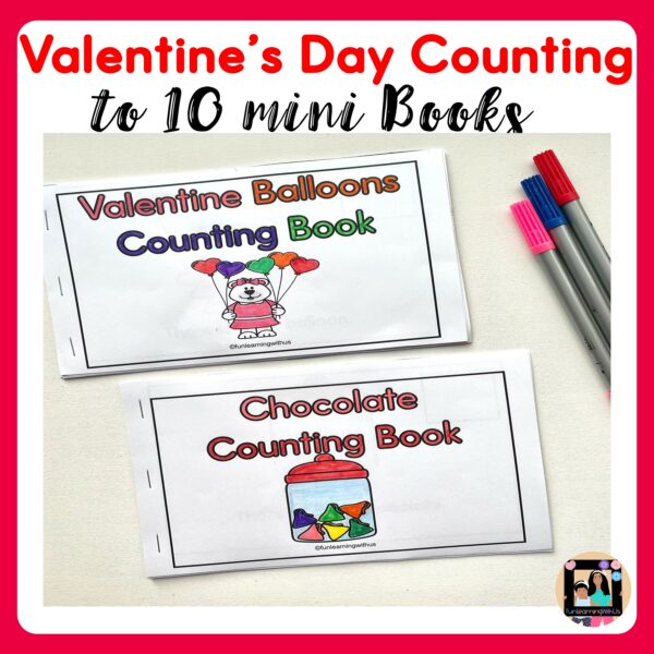 Valentine's Day Counting to 10 Adapted Book - Made By Teachers