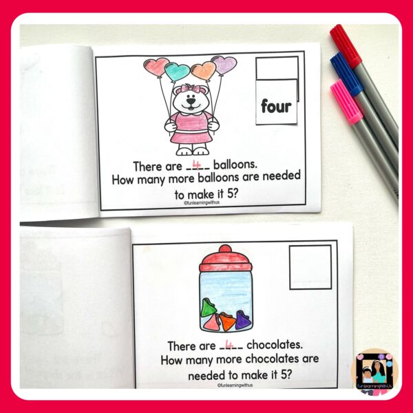 Valentine's Day Counting to 10 Adapted Book - Made By Teachers