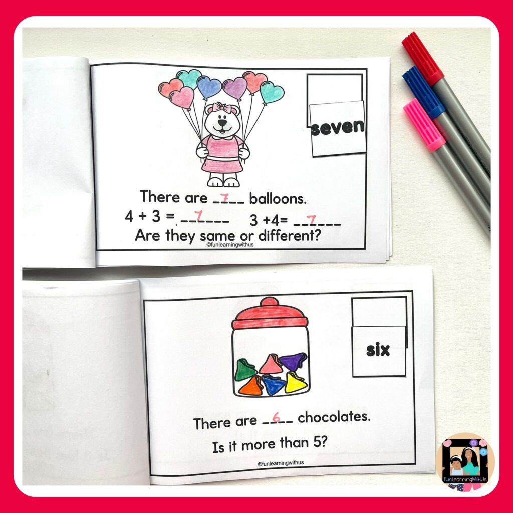 Valentine's Day Counting to 10 Adapted Book - Made By Teachers