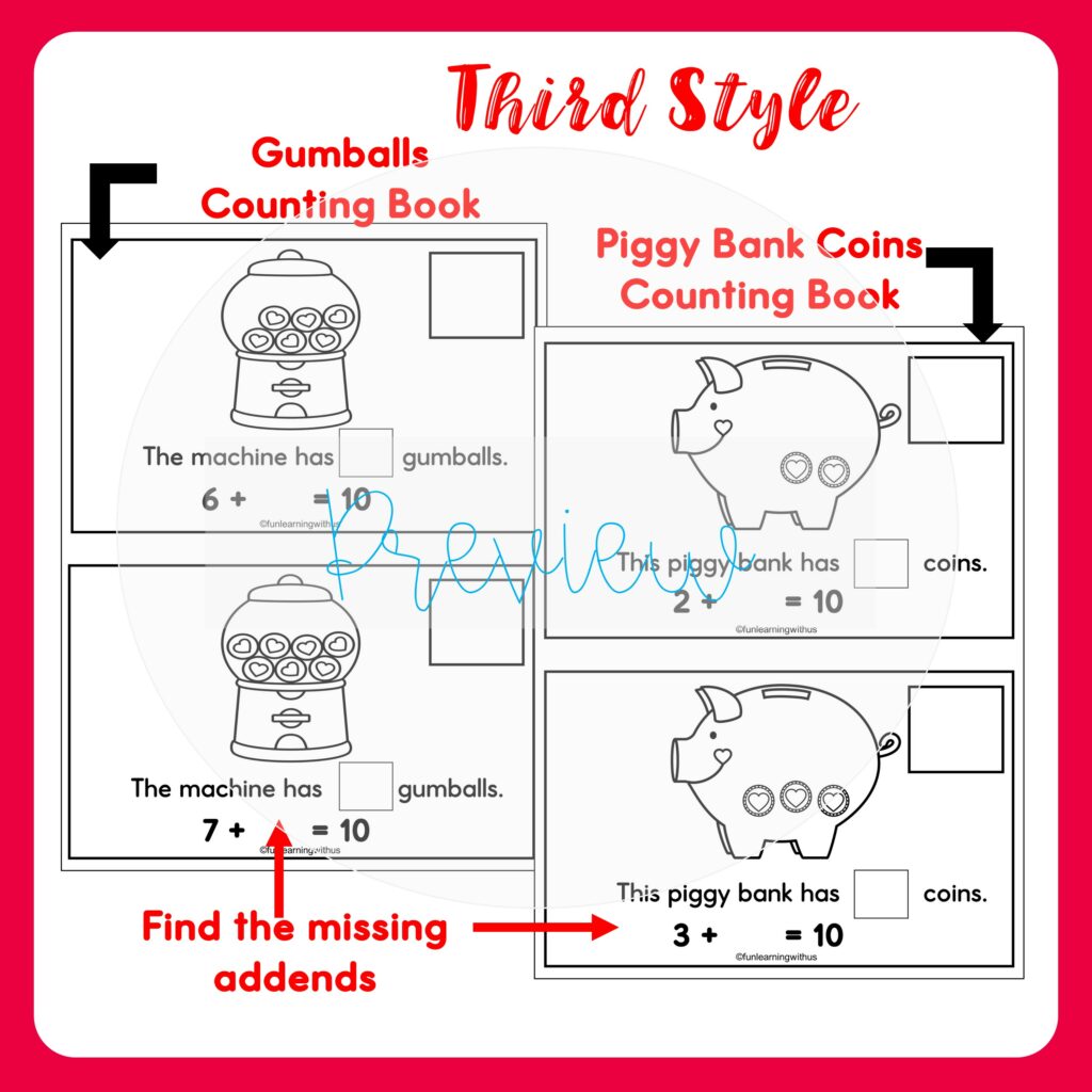 Valentine's Day Counting to 10 Adapted Book - Made By Teachers