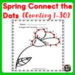 Spring Dot to Dot Counting to 30 | Made By Teachers