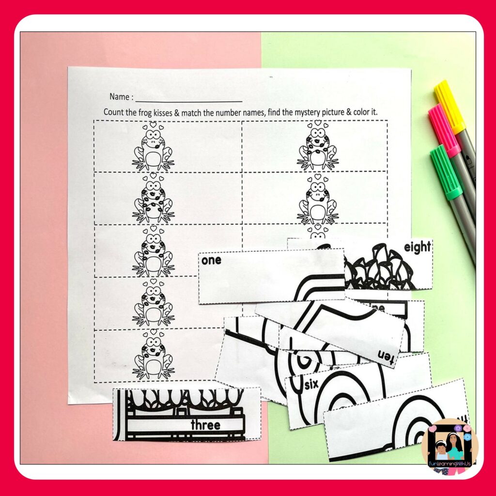 Valentine's Day Counting to 10 Activity | Made By Teachers
