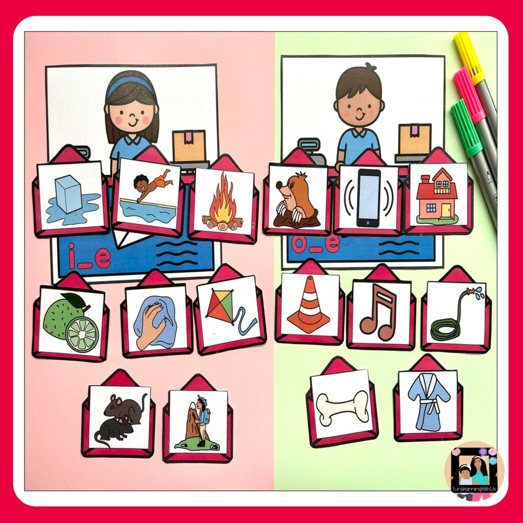 Valentine's Day CVCE activity - Silent E - Made By Teachers