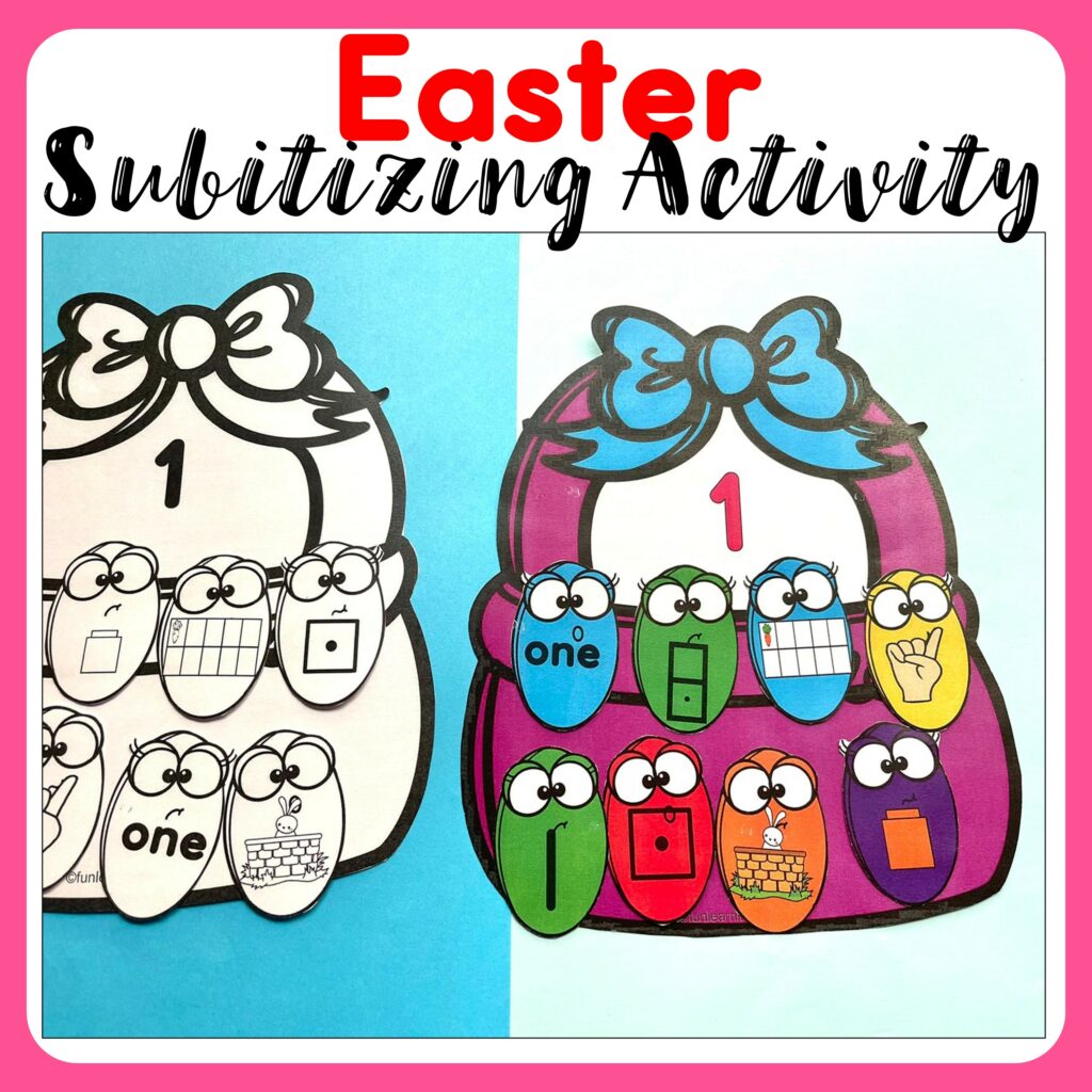 Easter Subitizing Math Activities - Made By Teachers