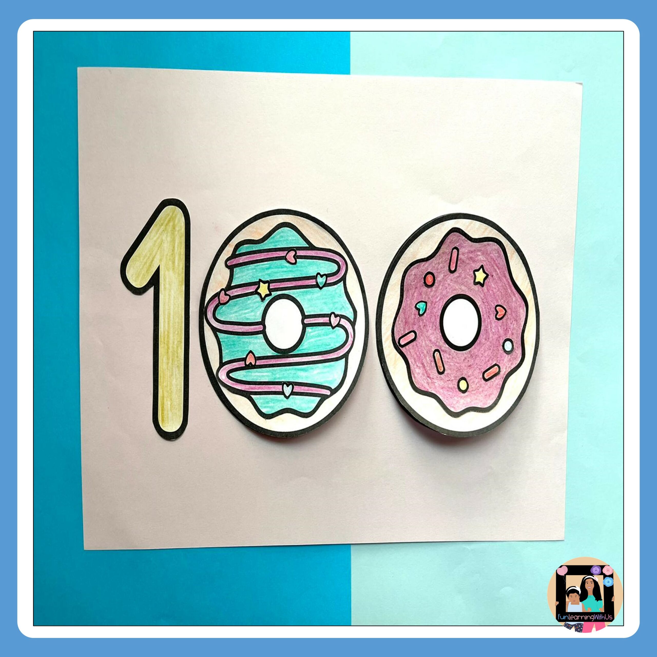 Dollar Deal-100th Day School Craftivity | Made By Teachers