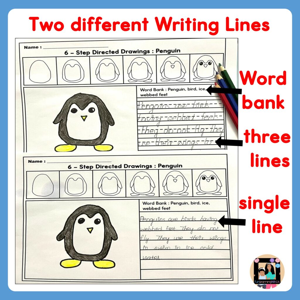 Winter Season Directed Drawing & Writing - Made By Teachers