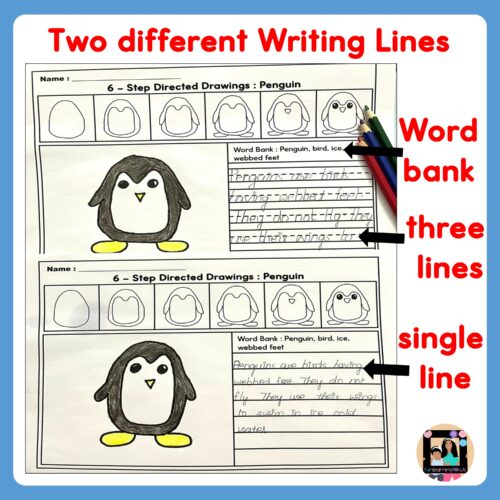 Winter Season Directed Drawing & Writing - Made By Teachers