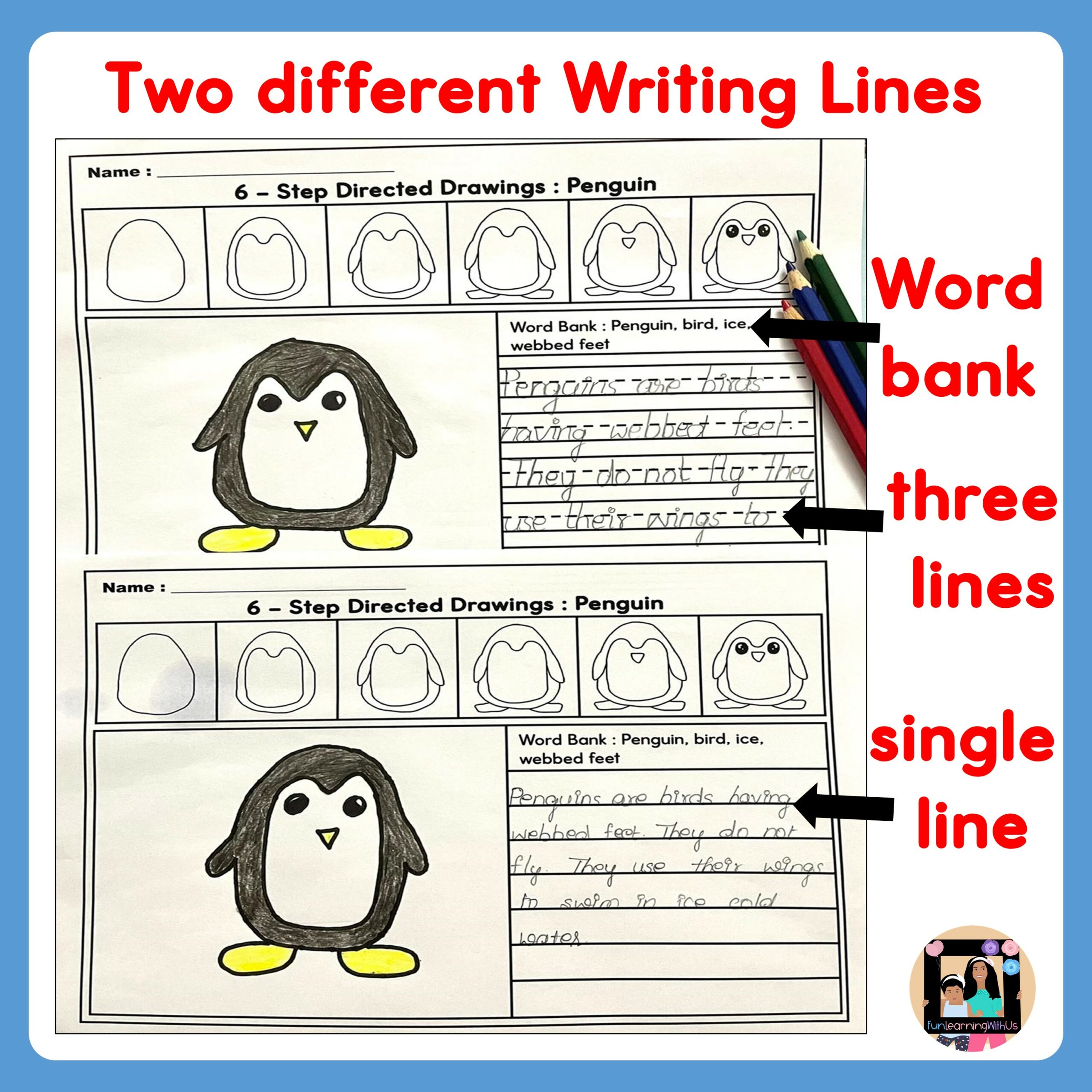 Winter Season Directed Drawing & Writing | Made By Teachers