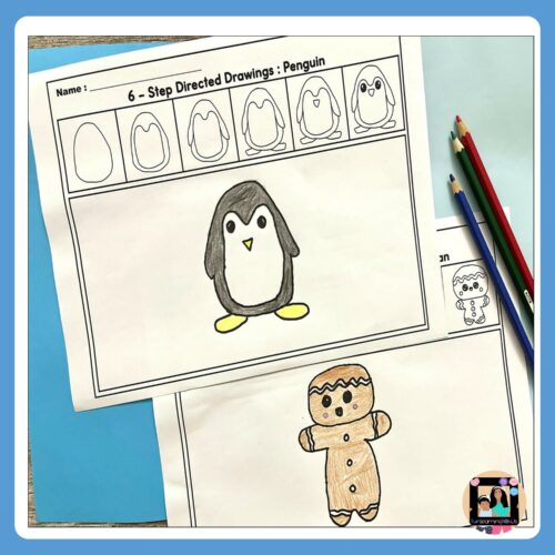 Winter Season Directed Drawing & Writing - Made By Teachers