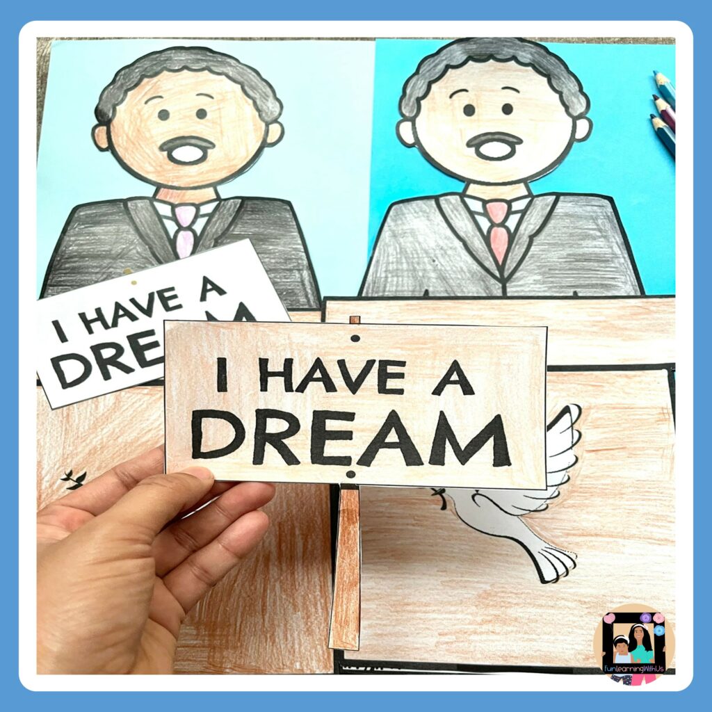 Dr. Martin Luther King Jr Craftivity | MLK Day - Made By Teachers