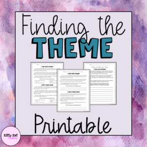 Finding the Theme of a Story Activities - Made By Teachers