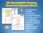 Decodable Poems and Worksheets with Digraphs - Made By Teachers