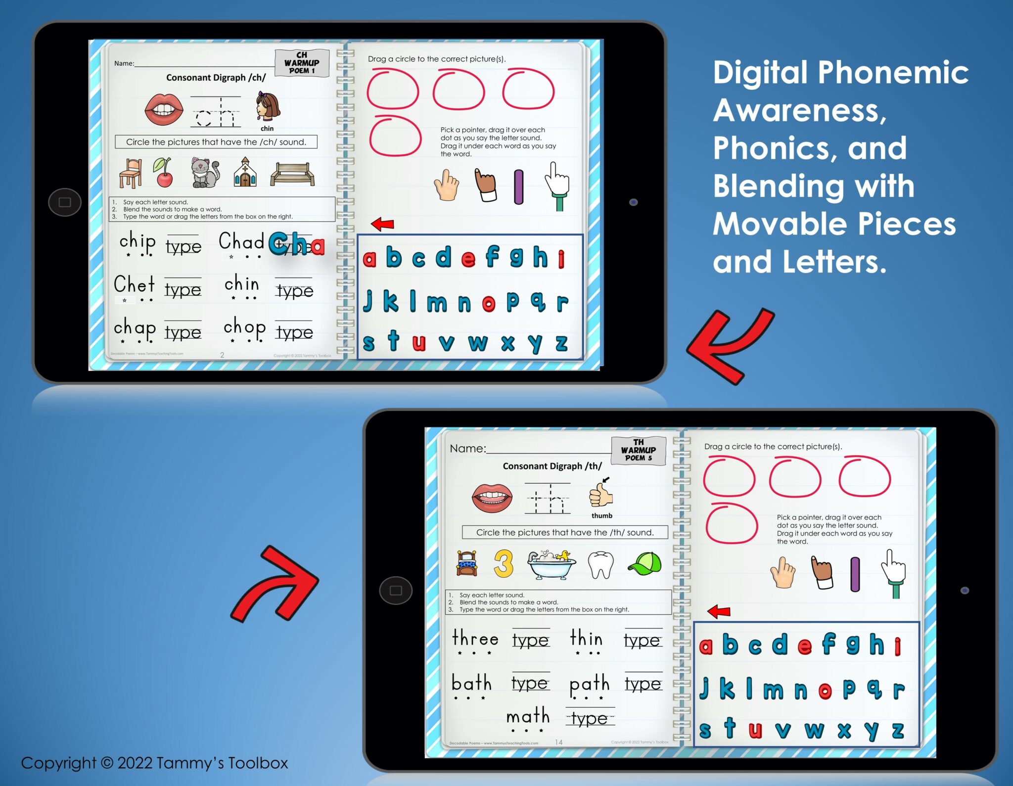 Decodable Poems and Worksheets with Digraphs - Made By Teachers