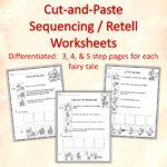 Fairy Tales Sequencing & Retell Worksheets SET 1 - Made By Teachers