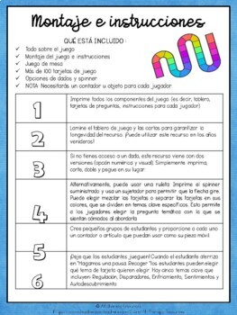 SPANISH - Keep Your Cool Board Game | Made By Teachers