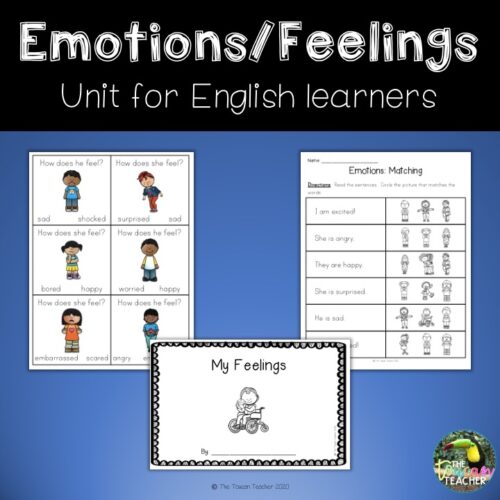 Emotions & Feelings ESL/EL mini unit | Made By Teachers