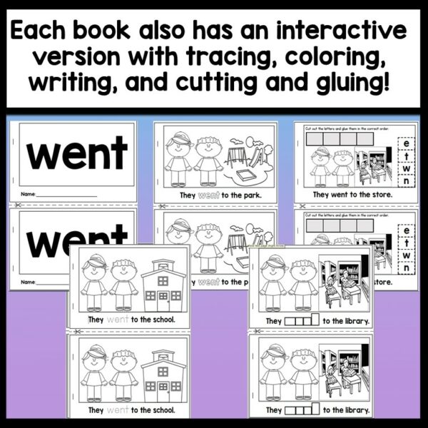 Sight Word Books {220 Books!} - Made By Teachers