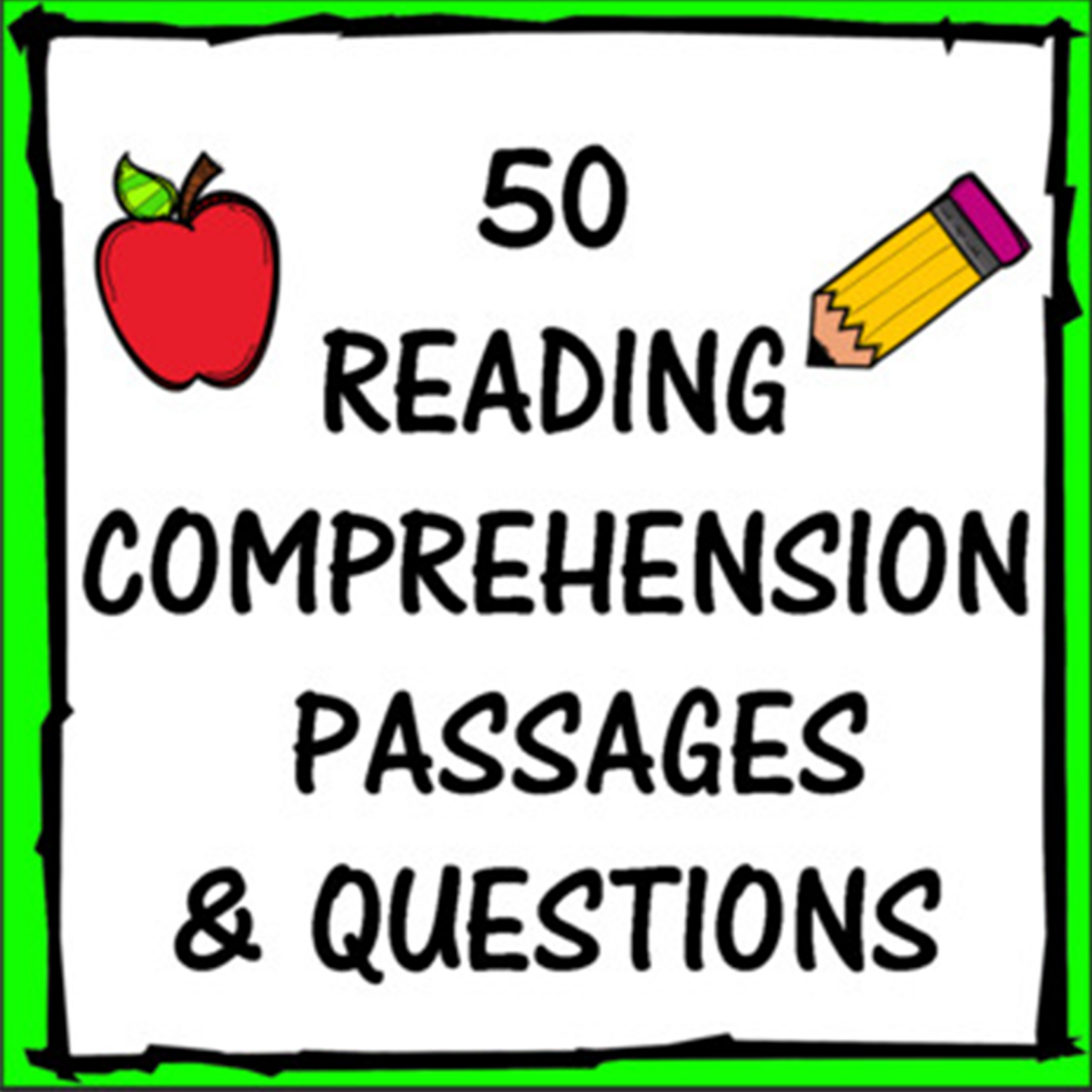 Reading Comprehension Passages Question Worksheets - Made By Teachers