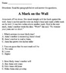 Reading Comprehension Passages Question Worksheets - Made By Teachers