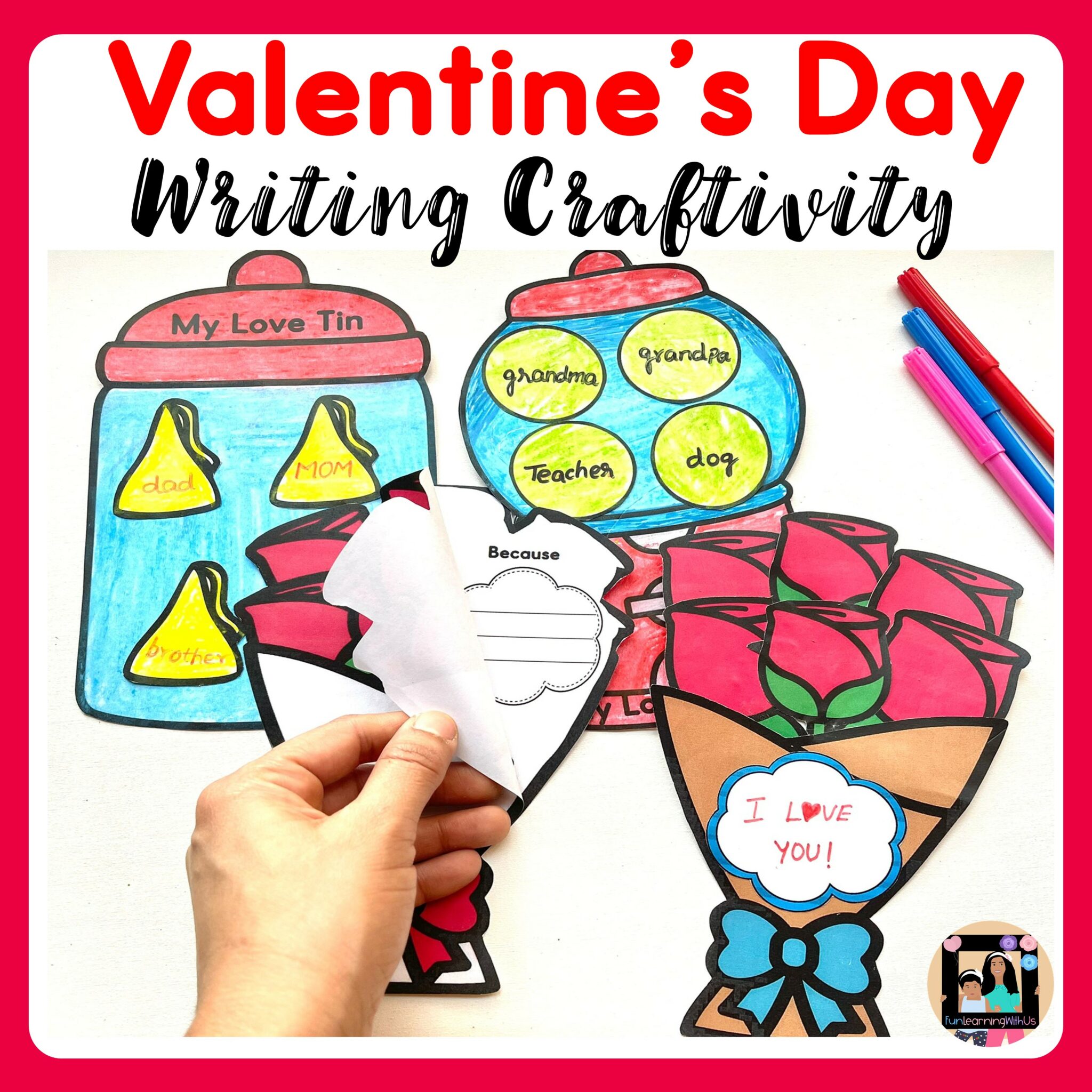 Valentine's Day Writing & Craftivity Project - Made By Teachers