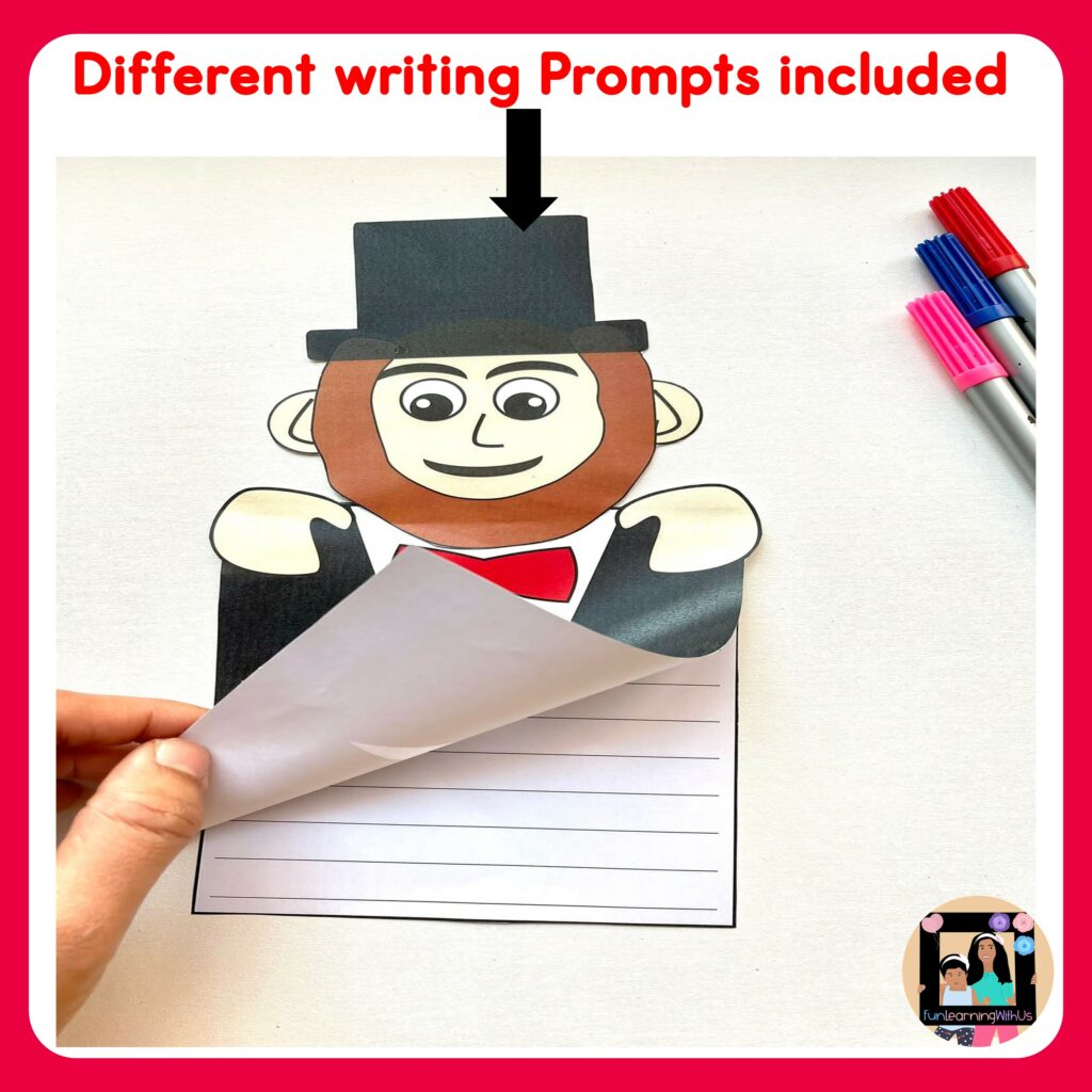 Abraham Lincoln Craft & Writing Activity | Made By Teachers