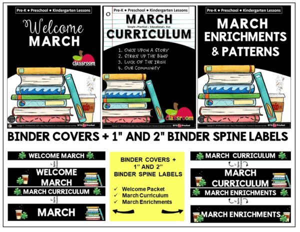 MARCH PRESCHOOL CURRICULUM MONTHLY LESSON PLANS | Made By Teachers